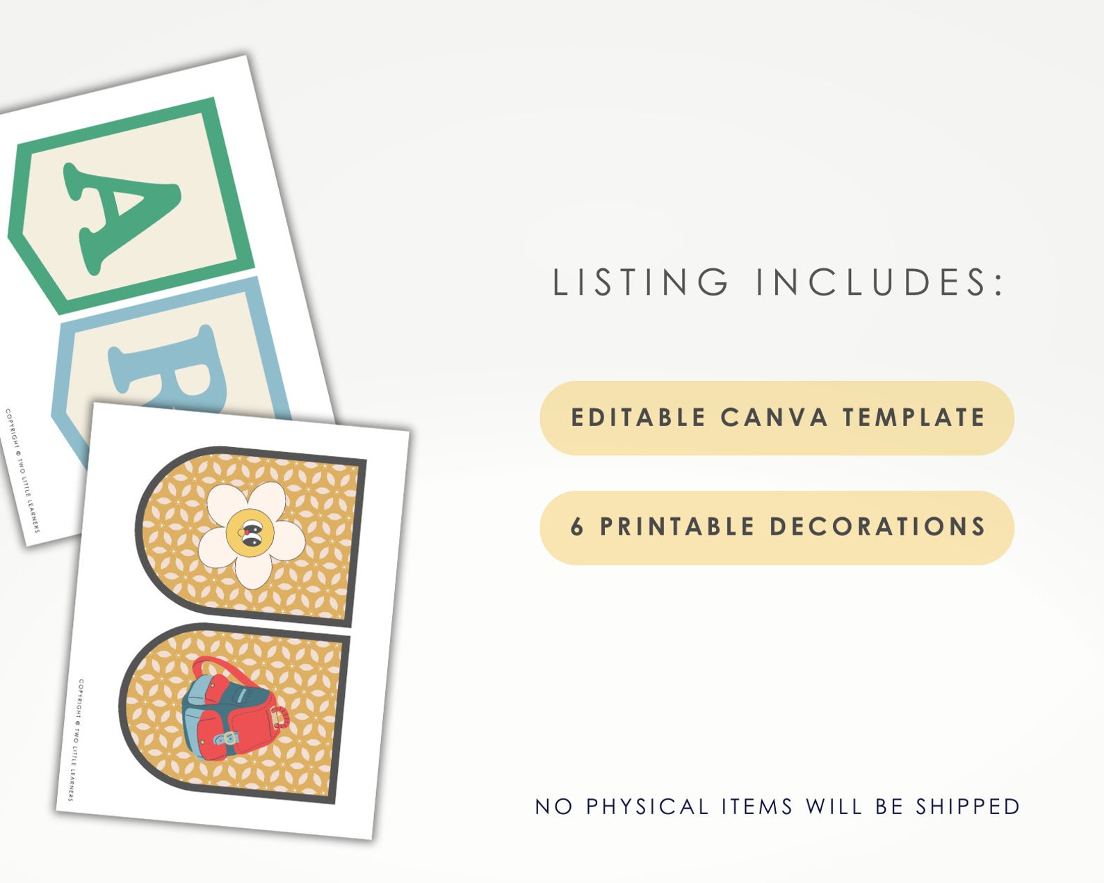 Groovy Retro Classroom Bulletin Board Letters, Editable in Canva ...