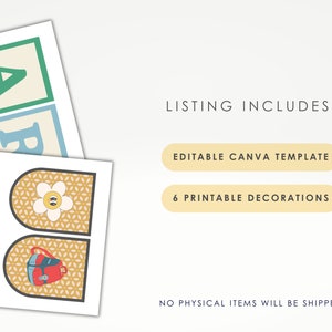 Groovy Retro Classroom Bulletin Board Letters, Editable in Canva ...