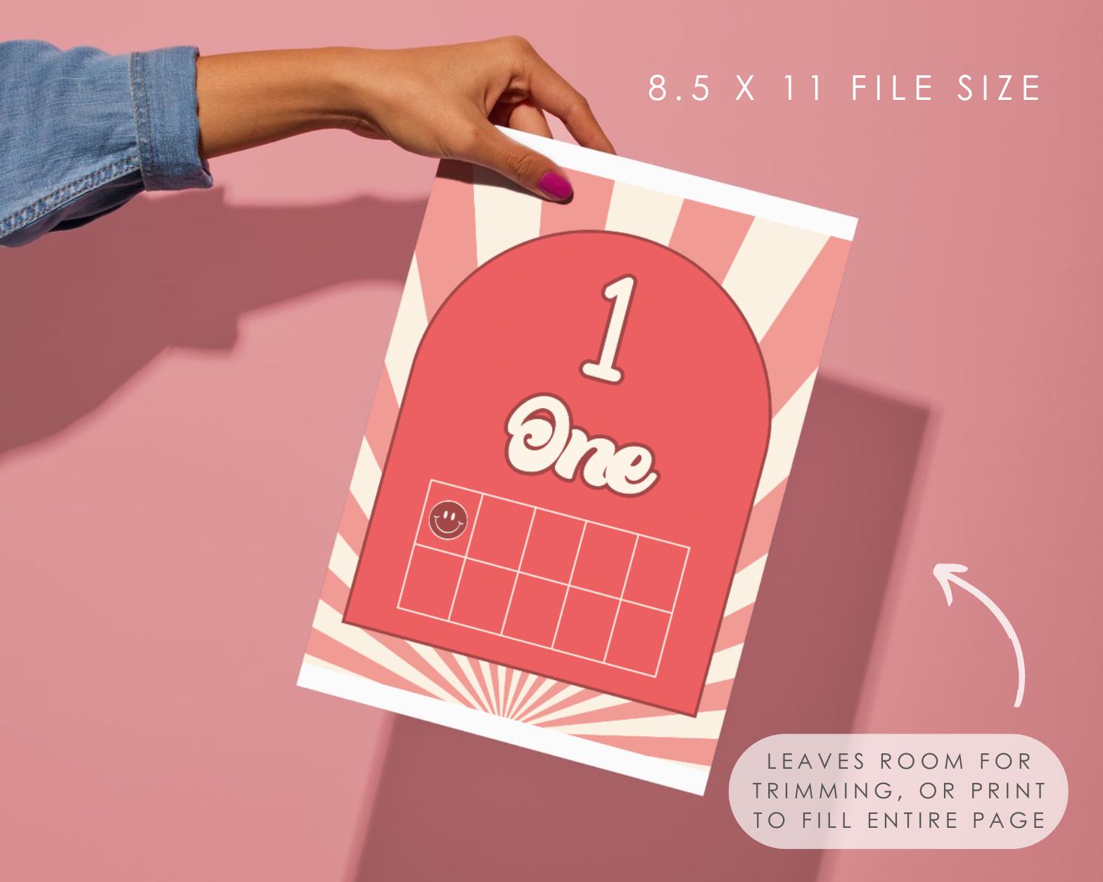 Number Ten Frame, Klassenzimmer Poster, druckbare Bildung Poster, bunte ...