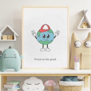 Groovy Set of 8 Educational Posters, Vintage Classroom Decor, Retro ...