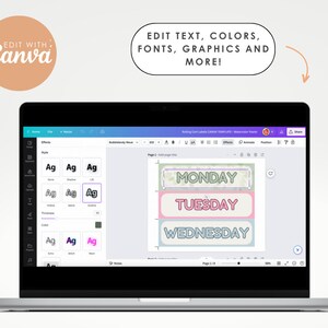 Watercolor Pastel Rolling Cart Labels, Editable Teacher Drawer Label ...