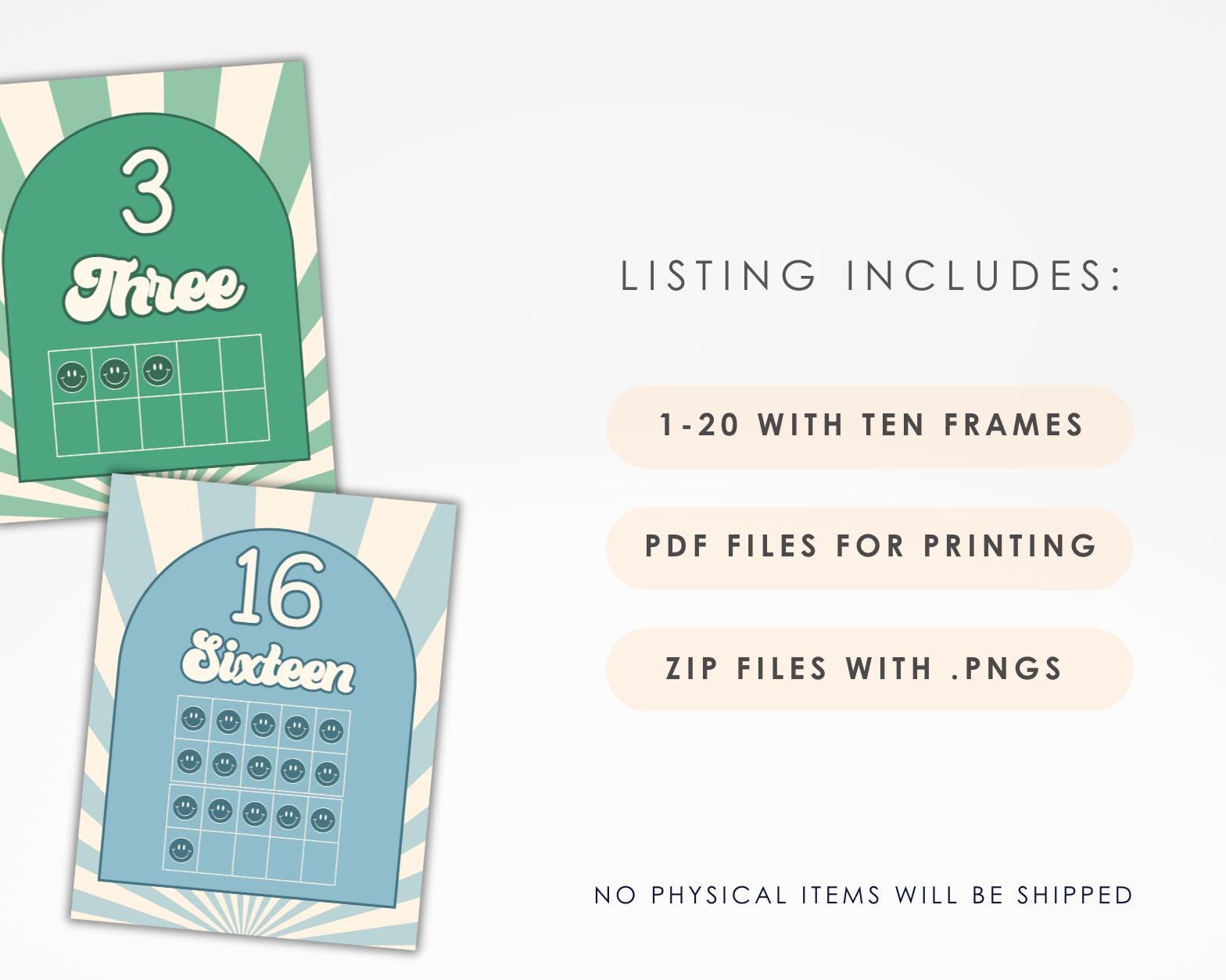 Number Ten Frame Classroom Posters, Printable Education Posters ...
