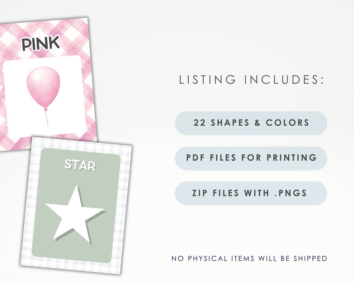 Classroom Shapes and Colors Printable Education Posters, Watercolor ...