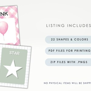 Classroom Shapes and Colors Printable Education Posters, Watercolor ...