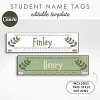 Plant Lady Classroom Decor, Alphabet Posters, Boho, Two Styles, Letter ...