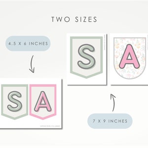 Watercolor Pastel Classroom Decor, Bulletin Board Letters, Editable in ...