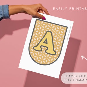 Groovy Retro Classroom Bulletin Board Letters, Editable in Canva ...