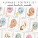 Watercolor Pastel Classroom Decor, Alphabet Posters, Animal Letters ...