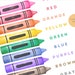 Colors Educational Poster, Playroom Watercolor Art, Colorful Homeschool ...