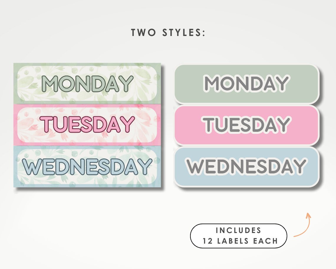 Watercolor Pastel Rolling Cart Labels, Editable Teacher Drawer Label ...