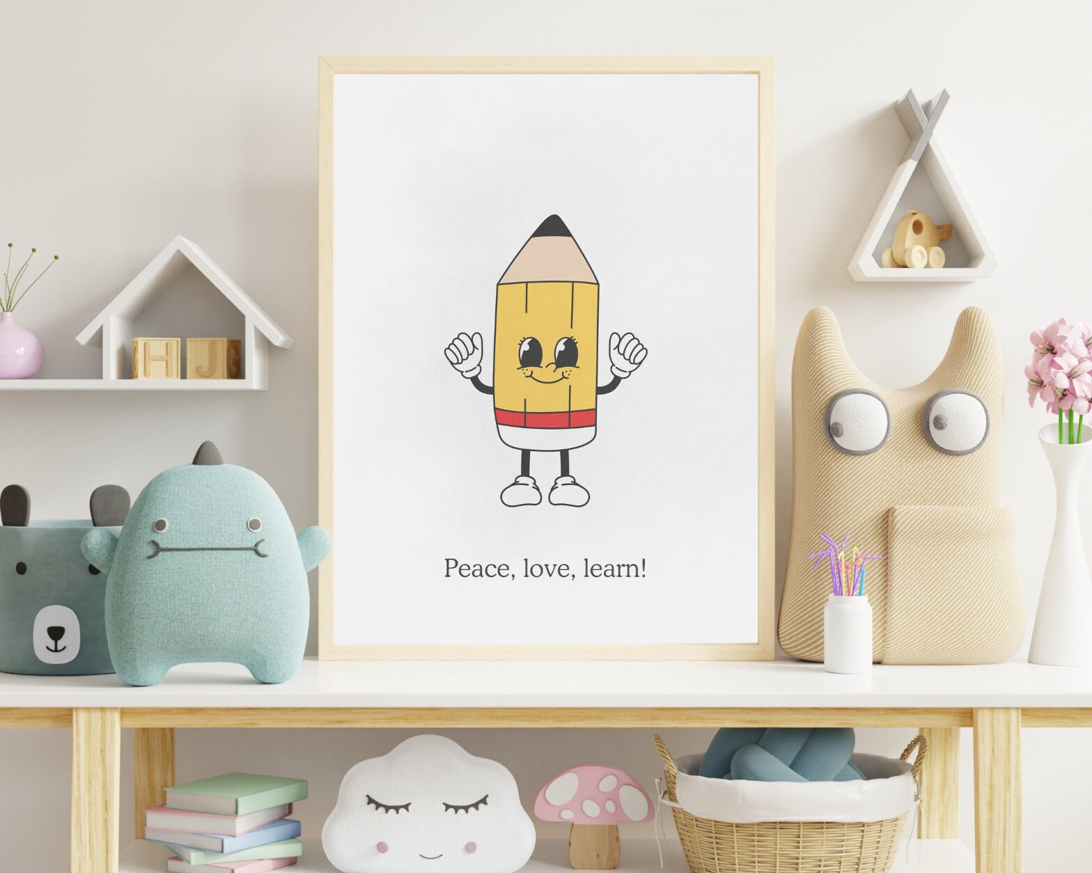 Groovy Educational Poster, Vintage Classroom Decor, Retro Motivational ...