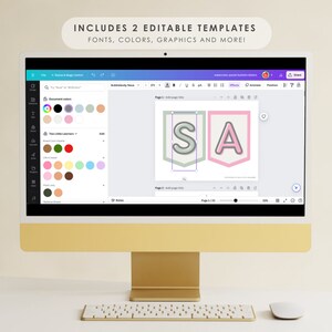 Watercolor Pastel Classroom Decor Bundle, Bulletin Board, Editable in ...