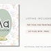 Watercolor Pastel Classroom Decor, Alphabet Posters, Animal Letters ...