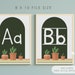 Plant Lady Classroom Decor, Alphabet Posters, Boho, Two Styles, Letter ...