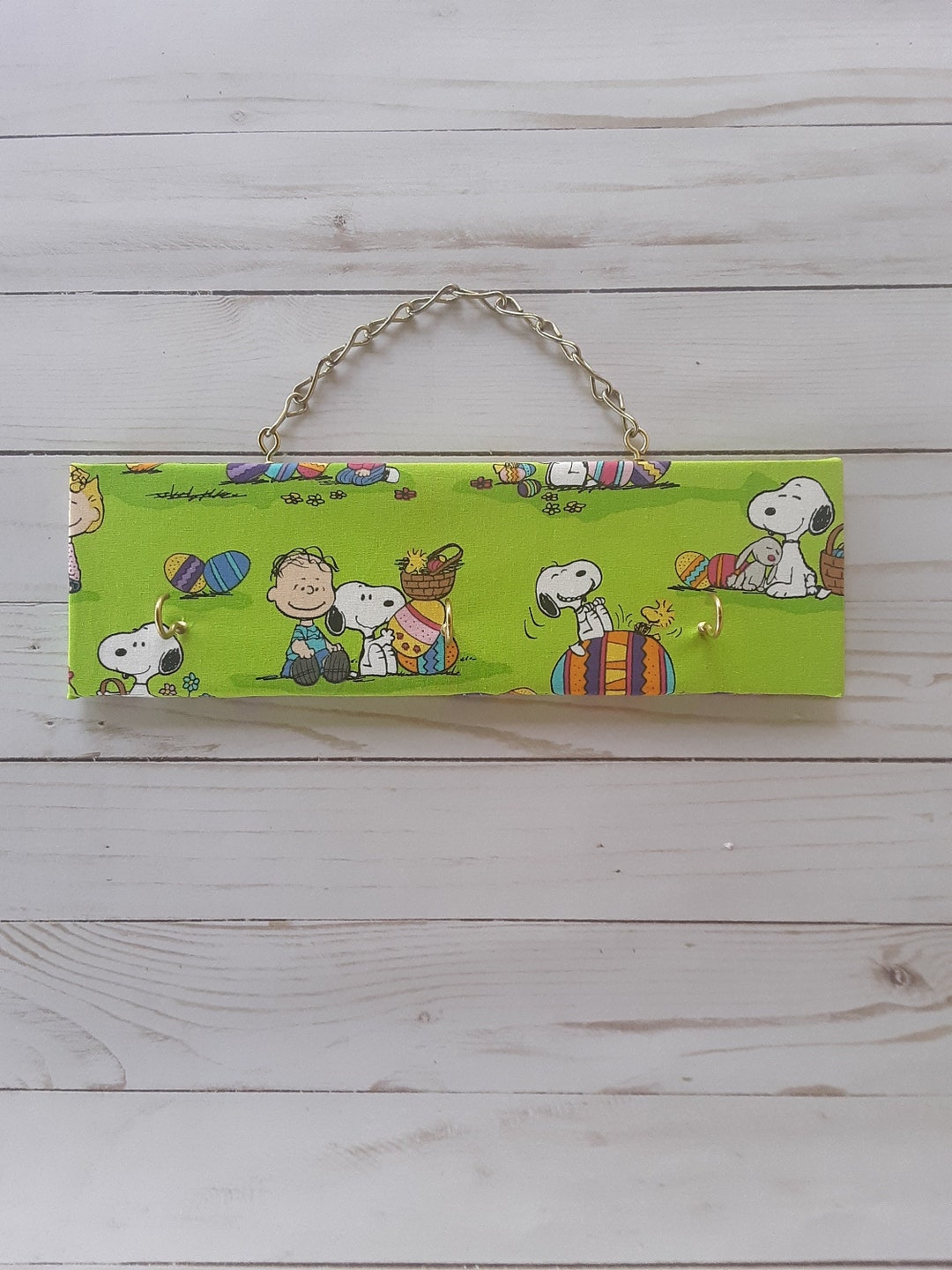 Snoopy Easter Key Holder, Peanuts Key Hanger, Charlie Brown Home Decor ...