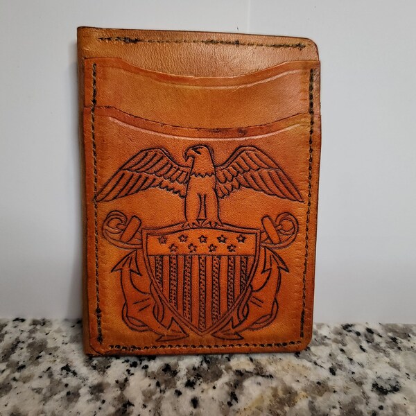 Navy Wallet - Etsy