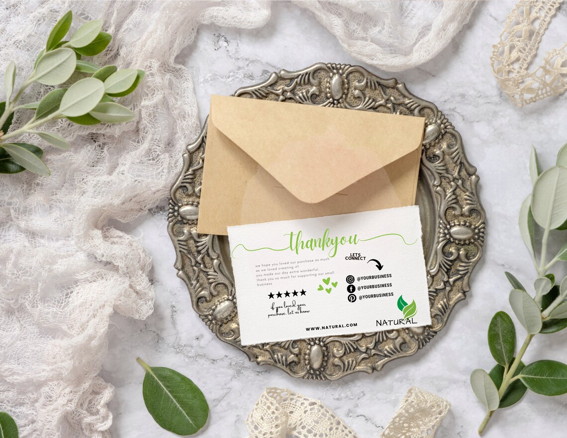 Business Appreciation Thank You Cards Customizable Logo Area 4x 2.5, 5 ...