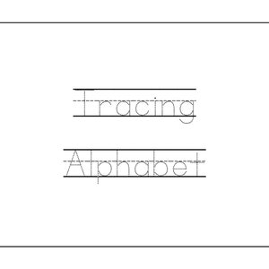 Tracing Alphabet (uppercase and Lowercase) - Kindergarten Worksheets ...