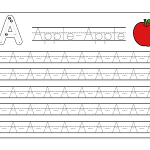 Tracing Alphabet (uppercase and Lowercase) - Kindergarten Worksheets ...