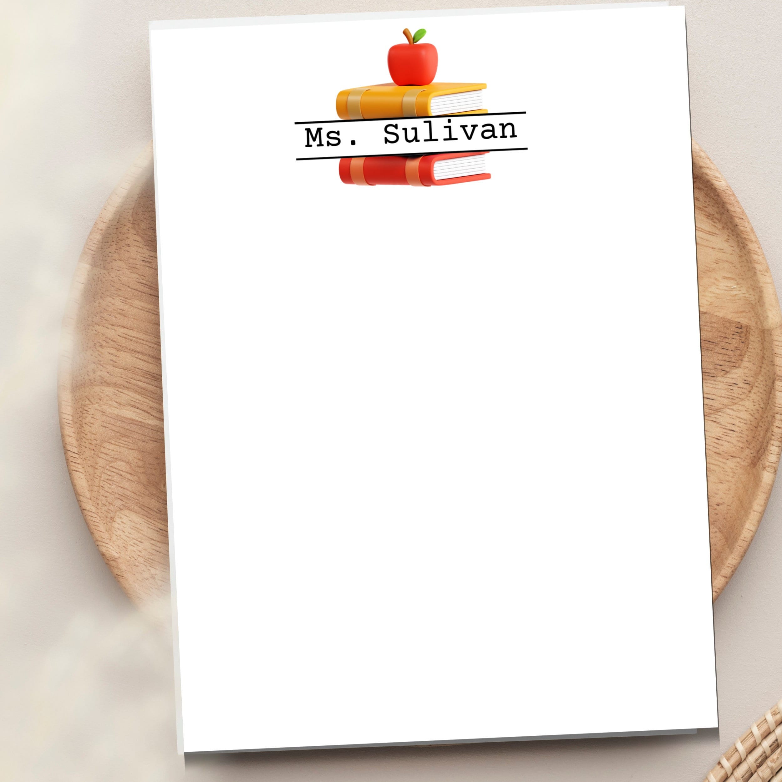 Teacher's Notepad/Gif for teacher/ Gift Notepad/teacher Notepad/ school ...