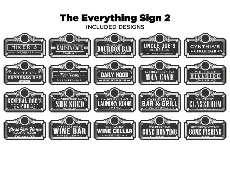 The Everything Sign - Etsy