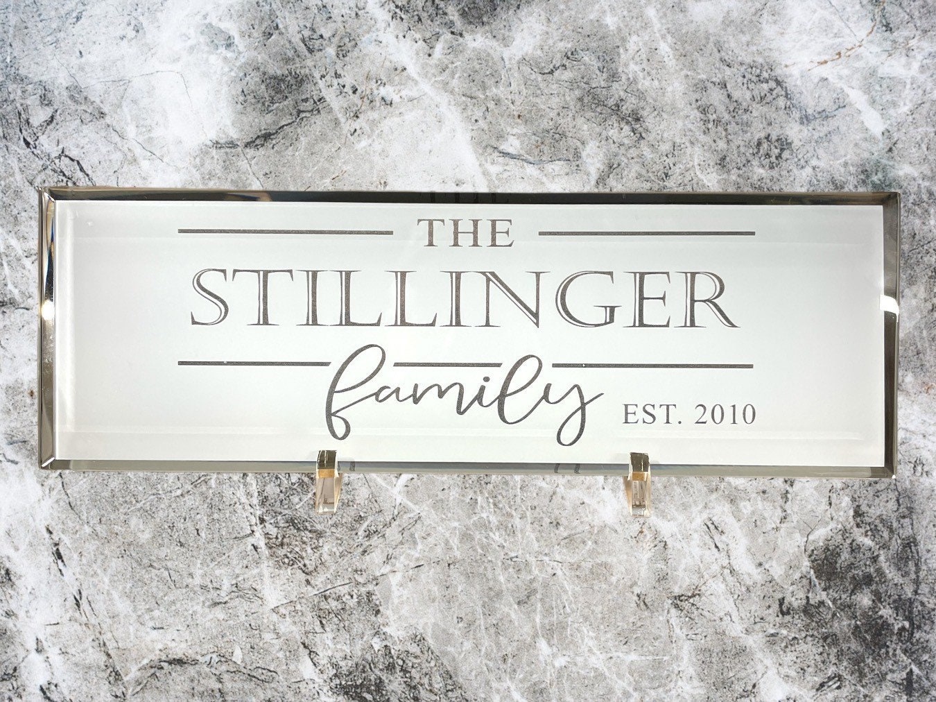 Name Sign, Name Plate Sign, Glass Sign - Etsy