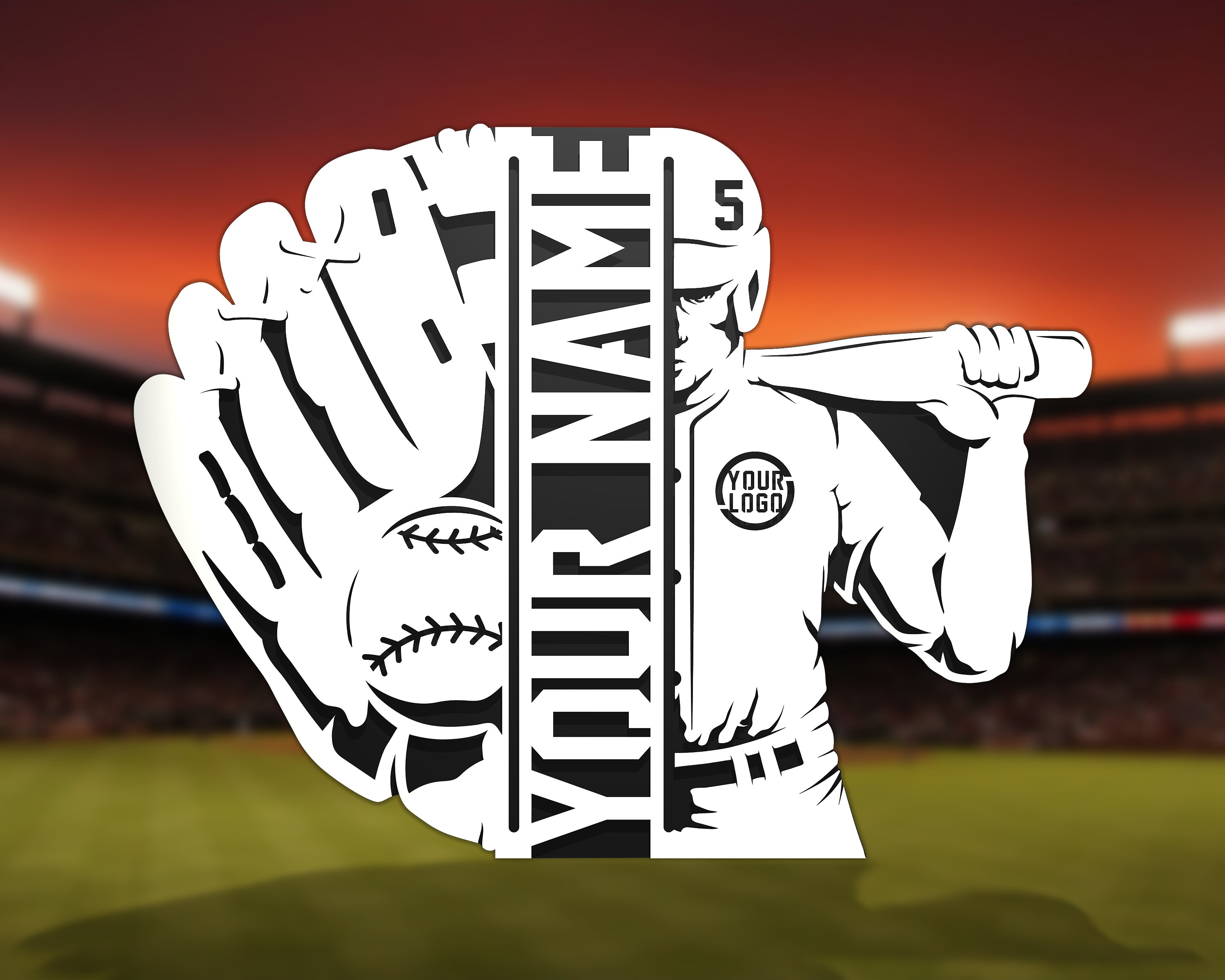 Baseball Sign Customizable - Etsy