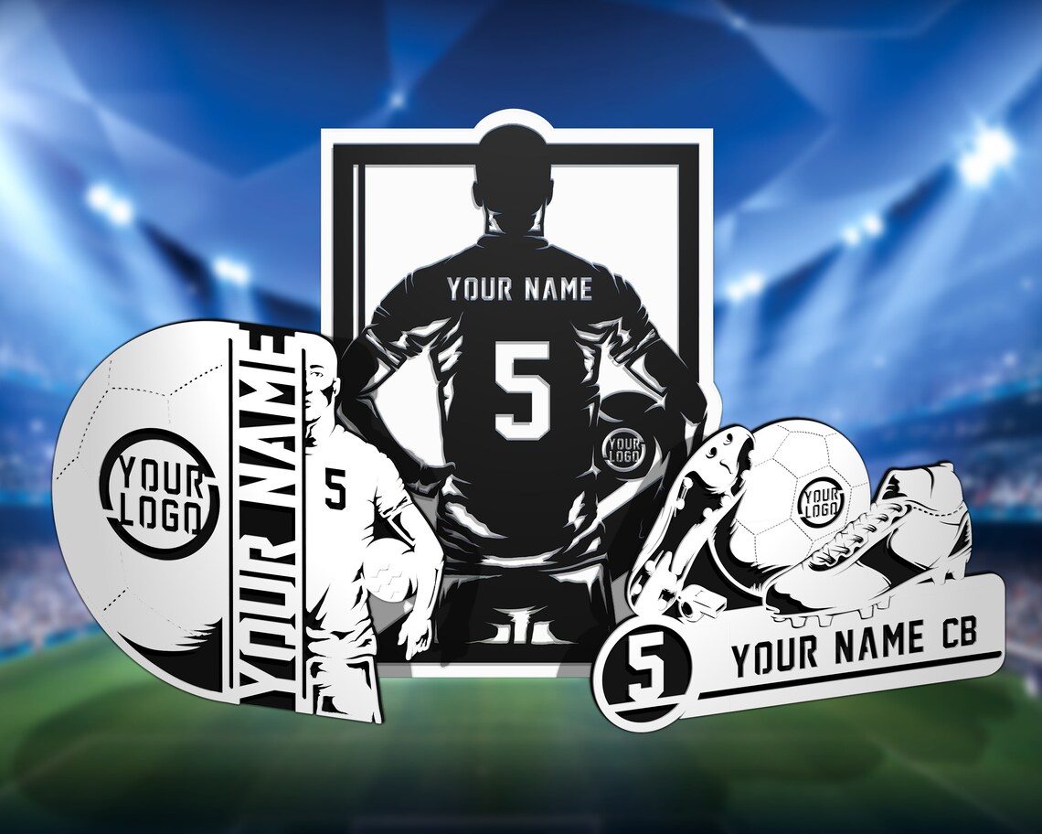 Soccer Ball Sign Customizable - Etsy
