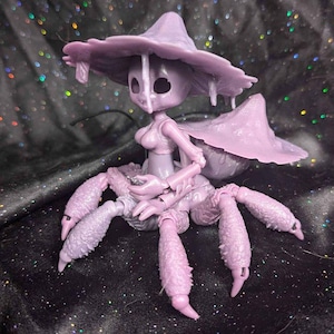 Inky the Mushroom Drider 3D Printable STL Set Download Ball Jointed DIY ...