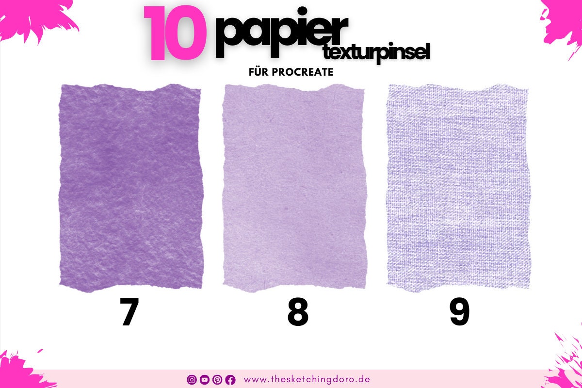 Procreate Watercolor Paper 10 Paperlike Procreate Brushes, Procreate ...