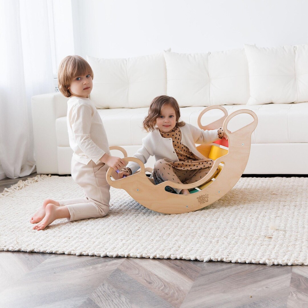 Wobble Board. Wooden Baby Gym. Balance Board. Baby Swing. Rocker Board ...