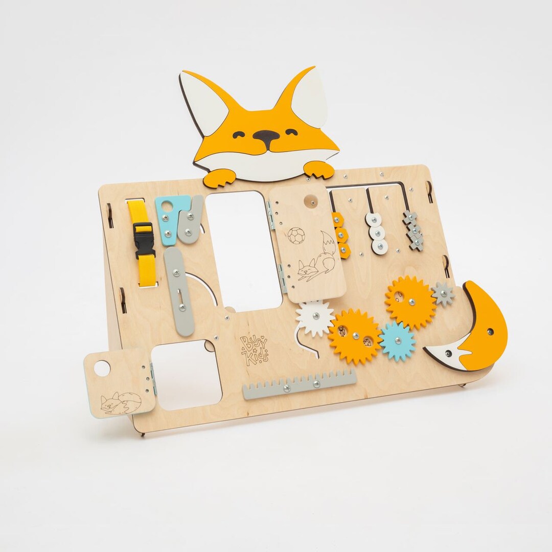 Sensory Board. Busy Board Toddler. Toddler Learning Toy. Eco Toys ...