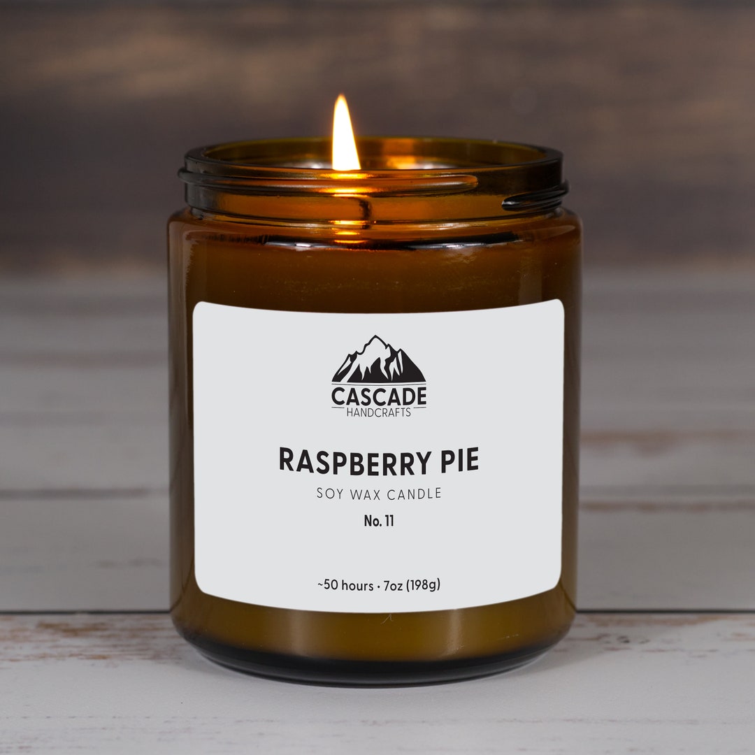 Raspberry Pie Scented Candle, Baked Goods Candle, Pastry Candle ...