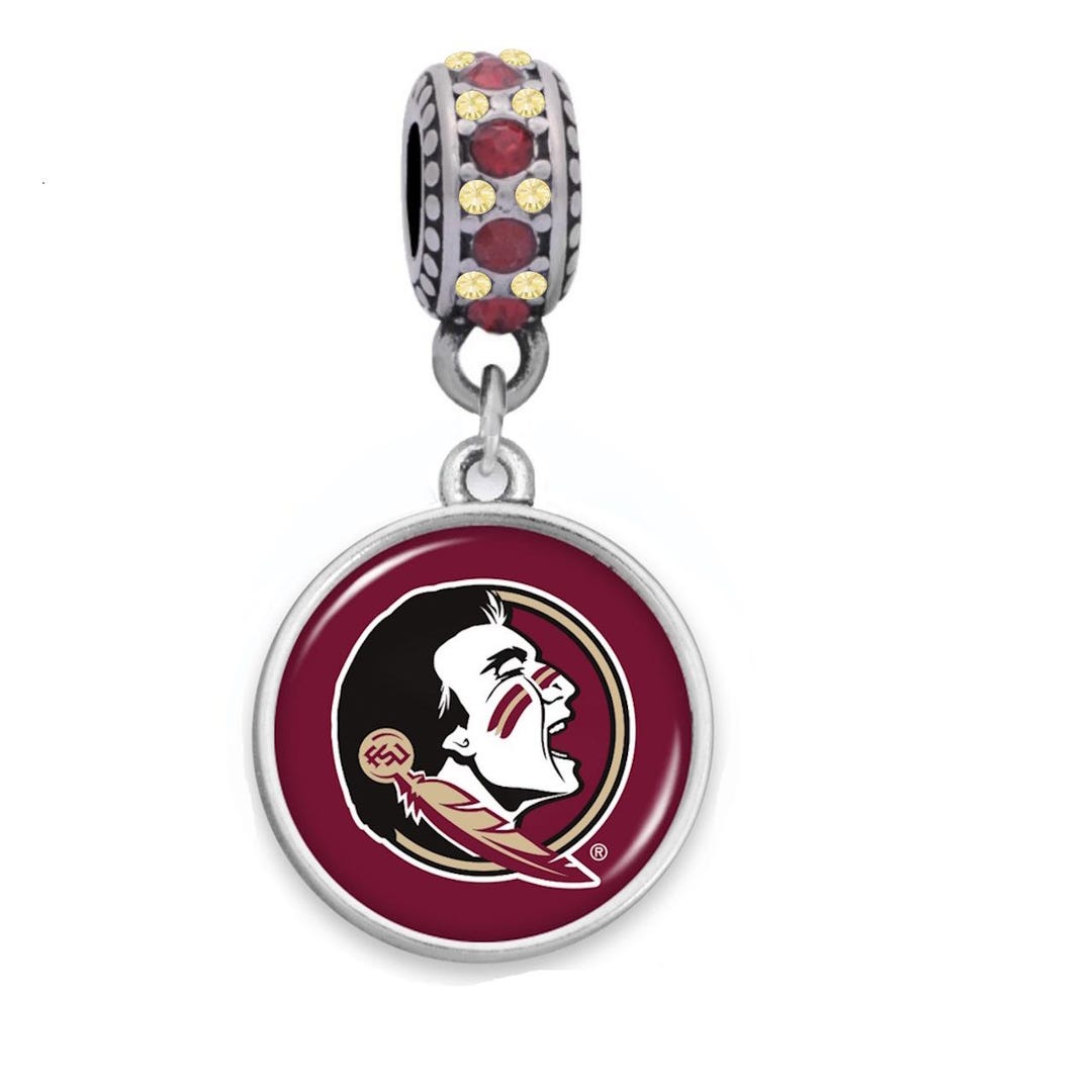 Florida State Charm Pandora Connector Bead - Etsy
