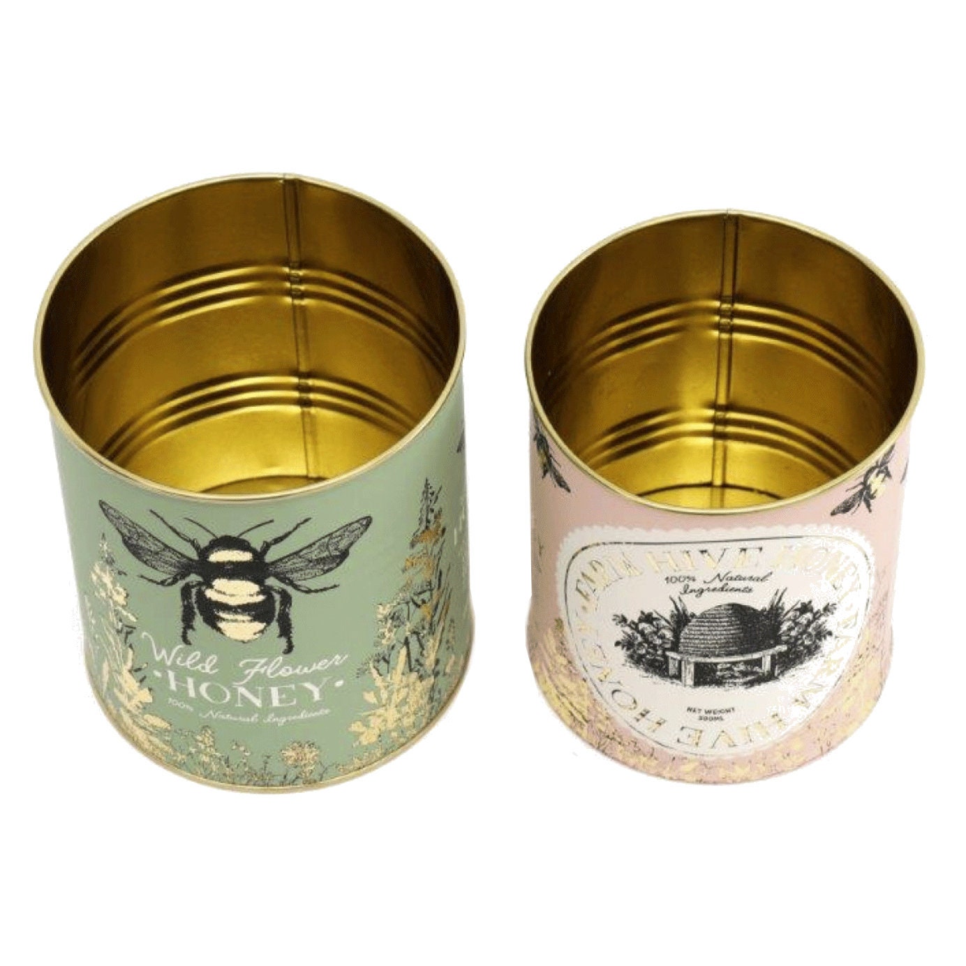 Honey Bee, Summer Bee, Bumble Bee Storage Tin Vintage Wildflower Honey ...