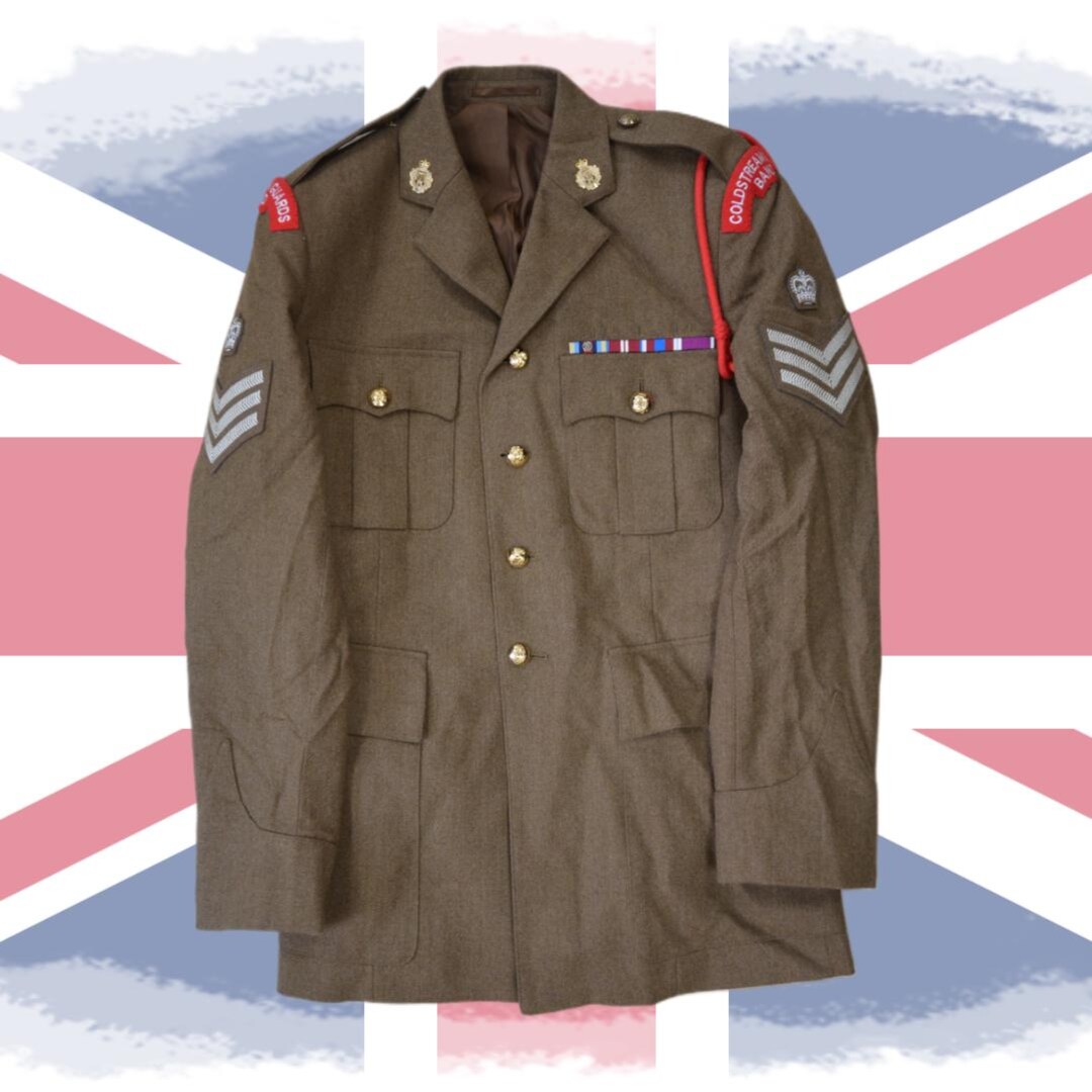 British Army Military Jacket With the Rank of Staff Sergeant, Has ...