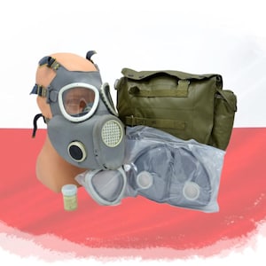MP-4 bulldog Gas Mask With Integrated Filters, Improved Visibility, New ...