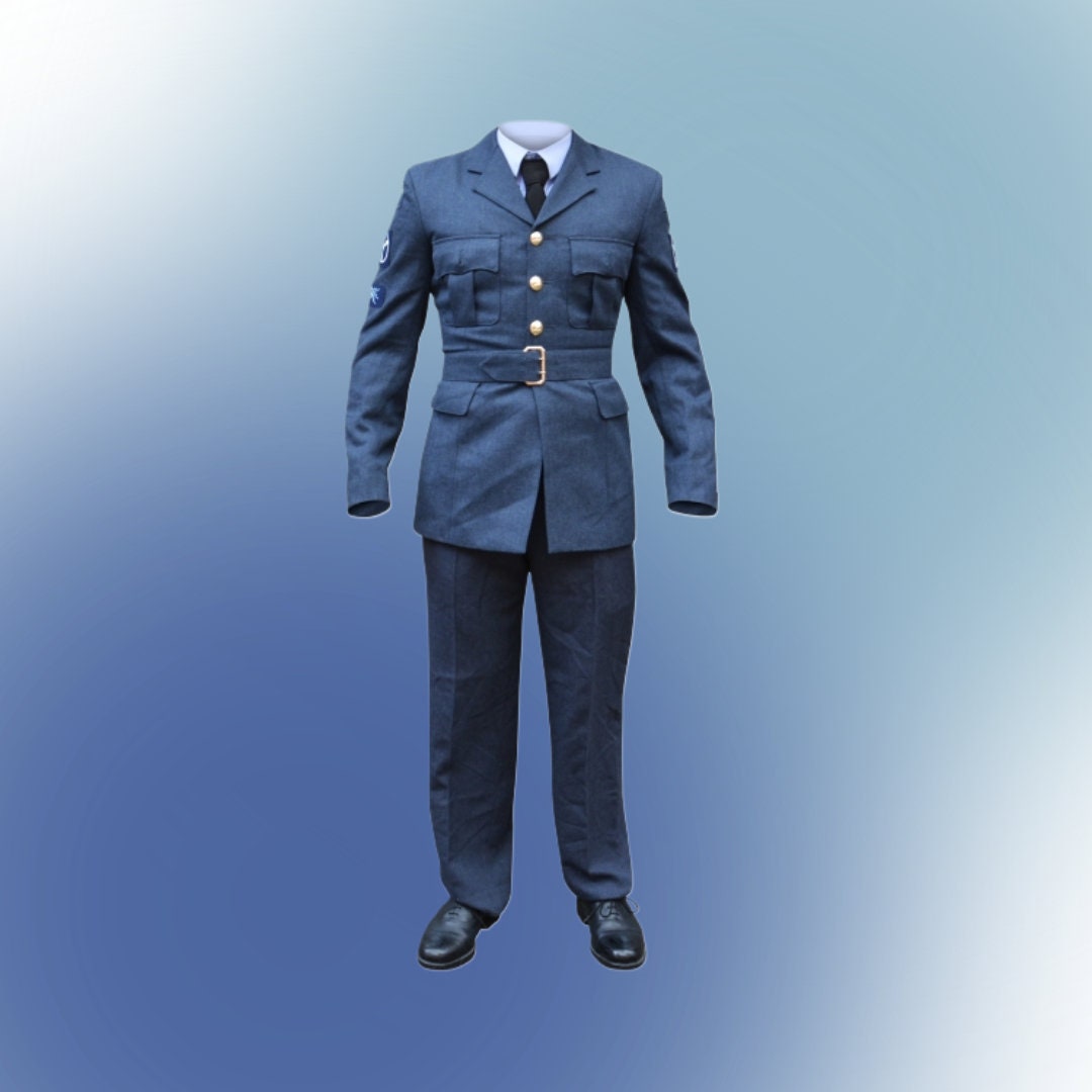 British Army Dress Uniform No.1 RAF OA, Jacket, Trousers, Shirt, Tie ...