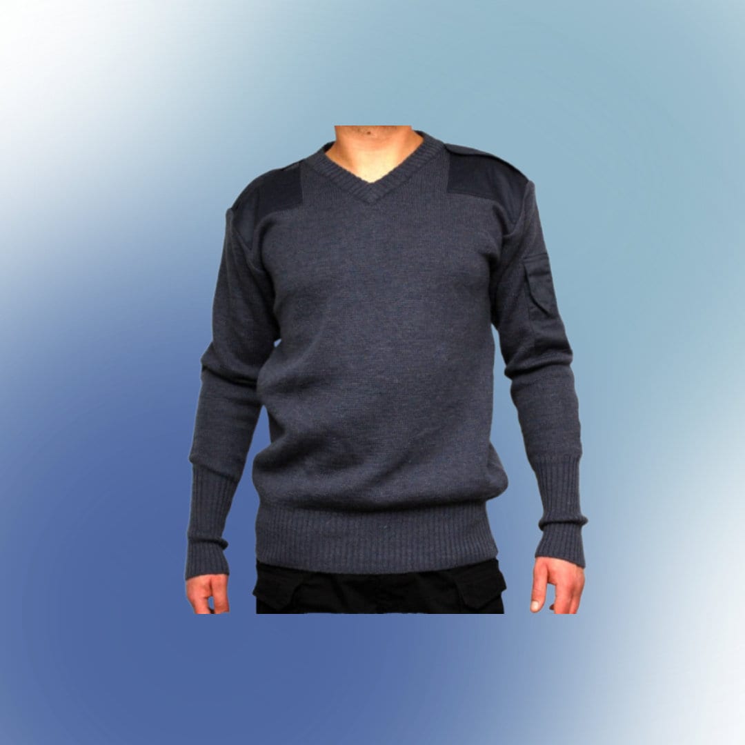 Military RAF Sweater, British Army Royal Air Force V-neck, Military ...