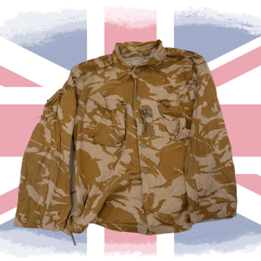 Original British Army Jacket Combat Lightweight in Camouflage Desert ...