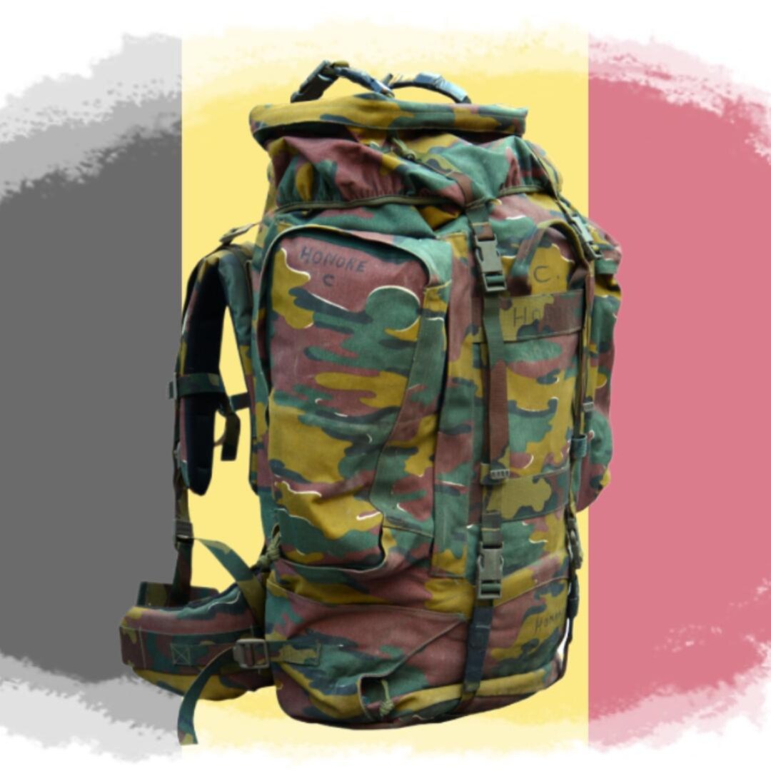 Belgian Army 110L Cordura Backpack - Heavy Duty, Metal Frame ...