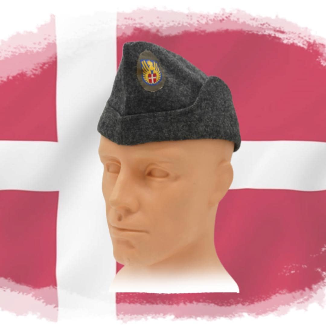 Original Danish Army Gray Wool Garrison Cap, Used but Fully Functional ...