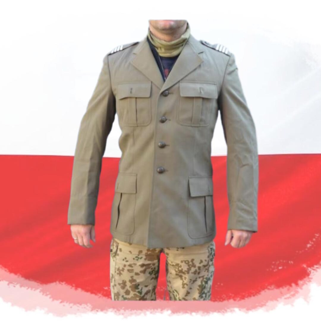 Vintage Original Jacket of Polish Army, Platoon Rank Army Navy, Polish ...