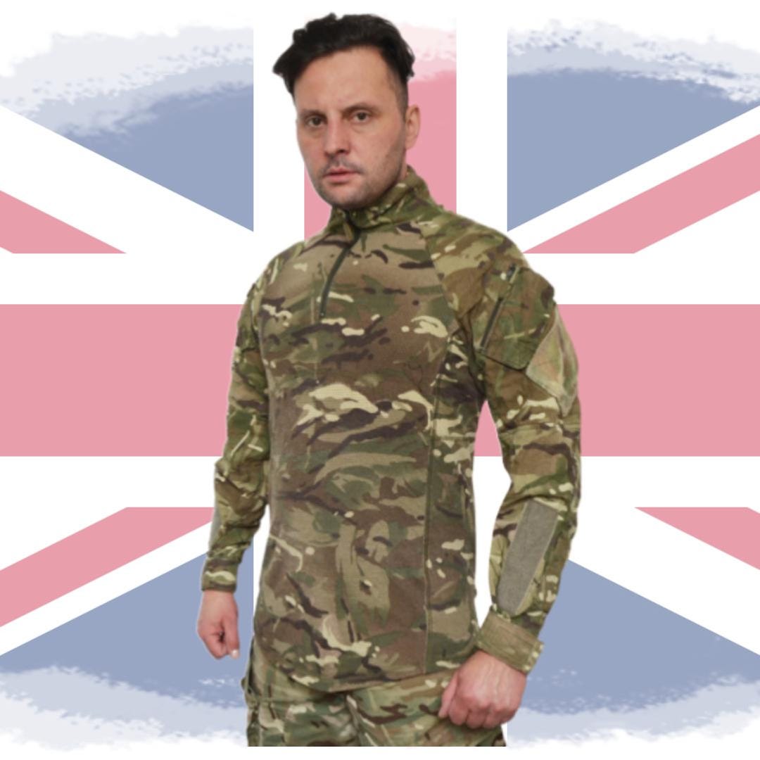 British Army UBACS MTP FR Air Crew Shirt - Camouflage, Breathable ...