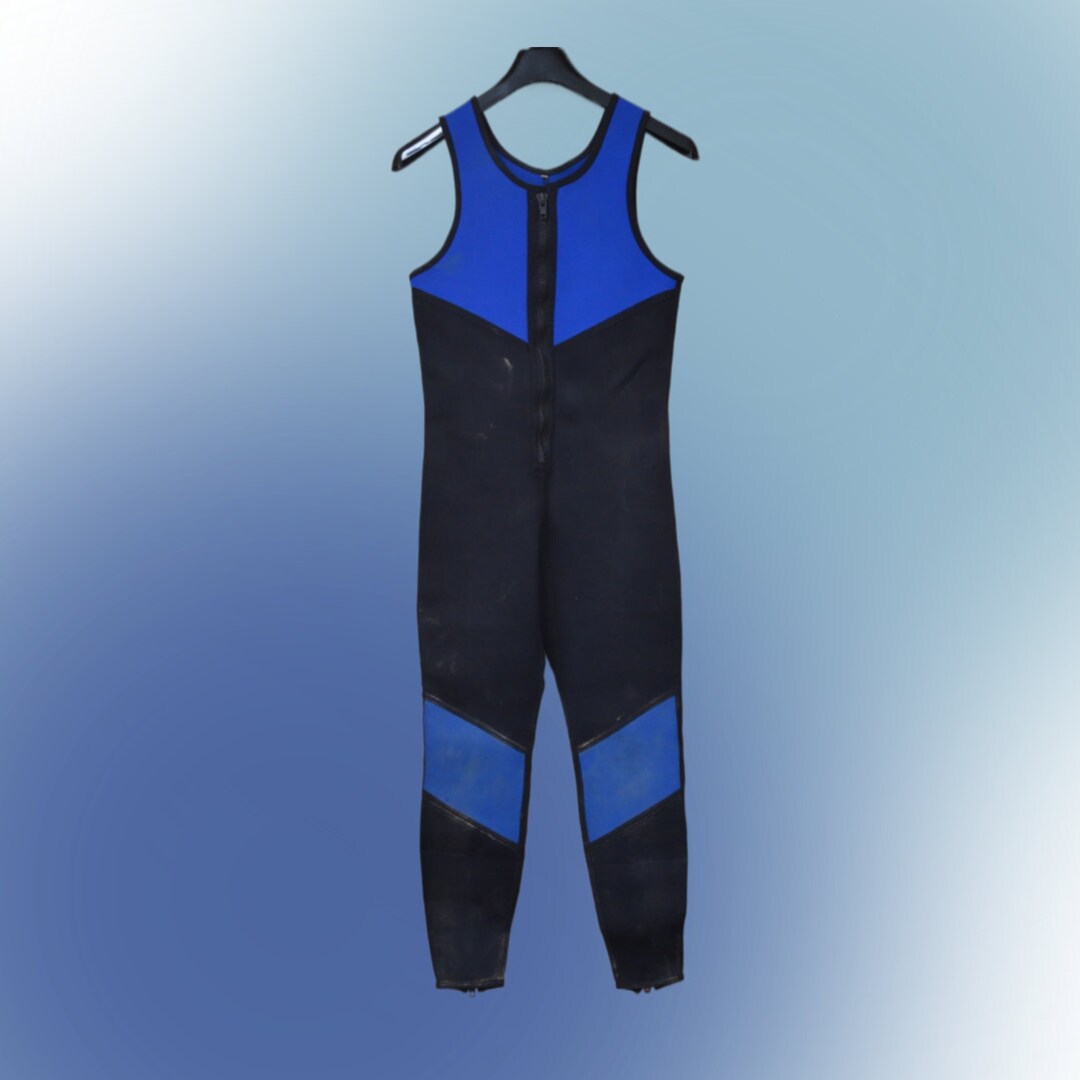 Black and Blue Diving Suit, Diving Suit, Diving Suit Size L, Surplus #8 ...