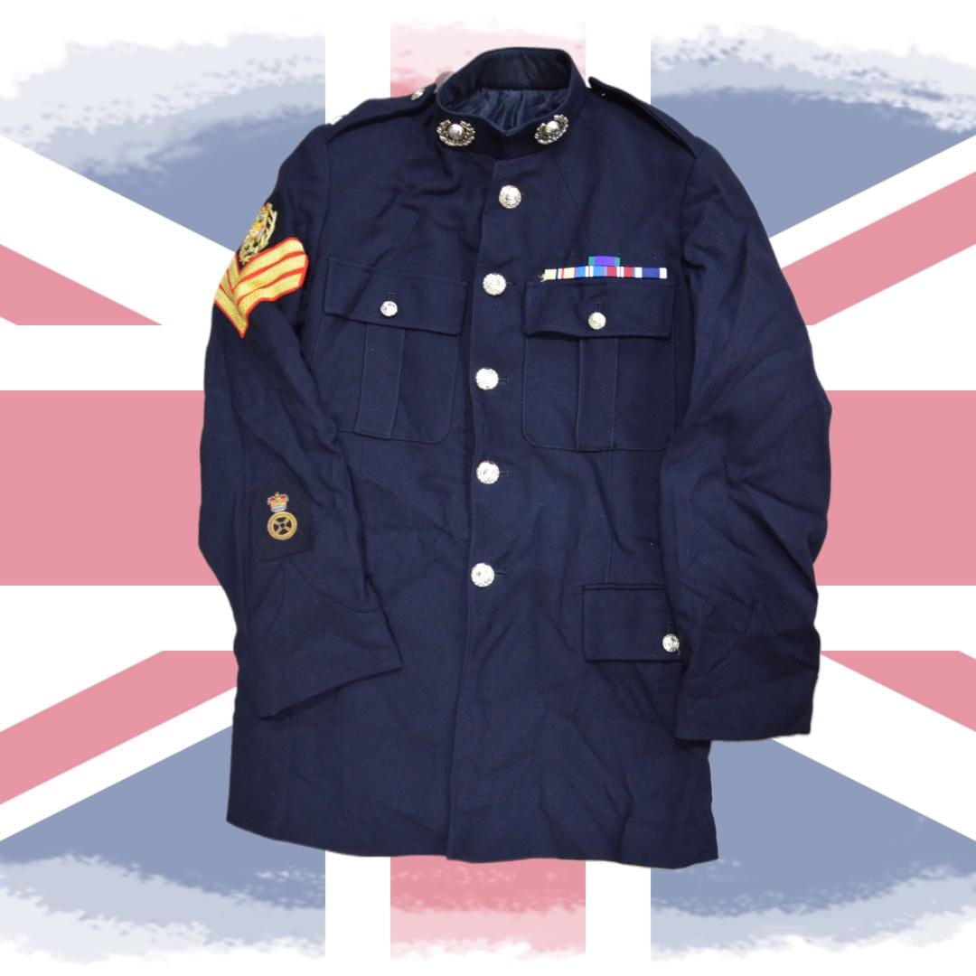 British Navy With Royal Marines Color Sergeants blues Dress, Ribbons ...