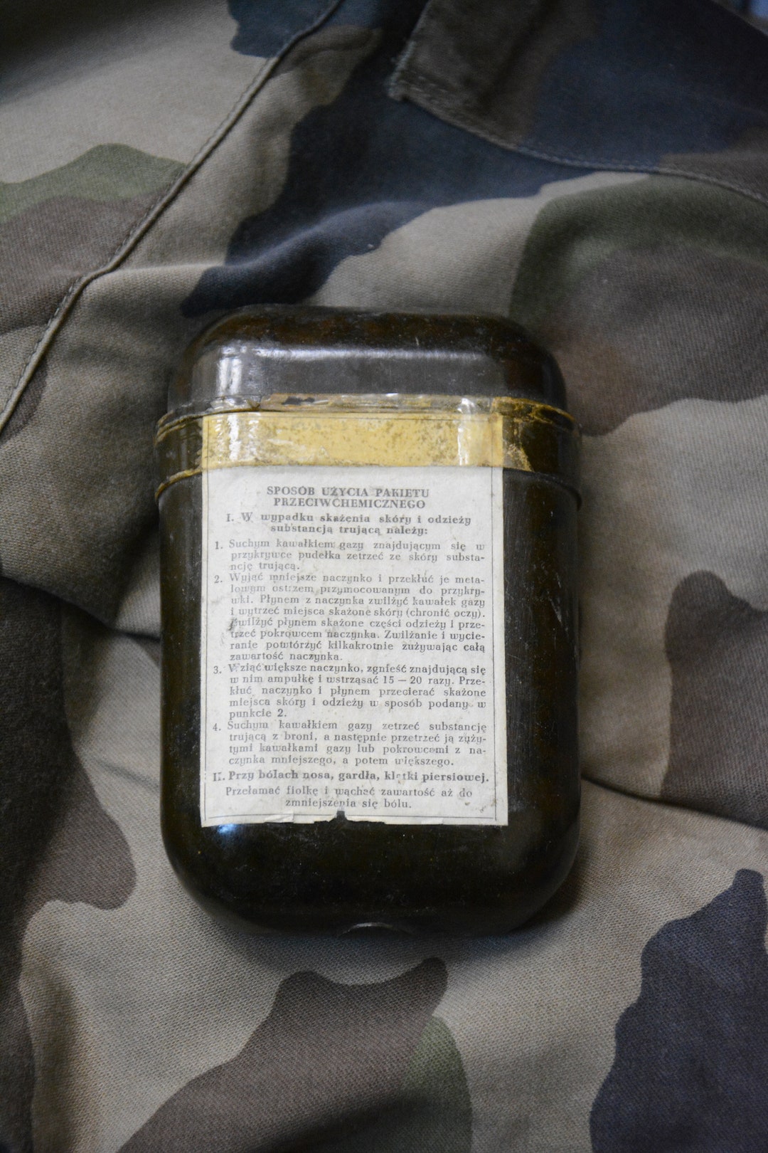 Vintage Individual Anti-chemical Package IPP-51M, Polish Army, Military ...