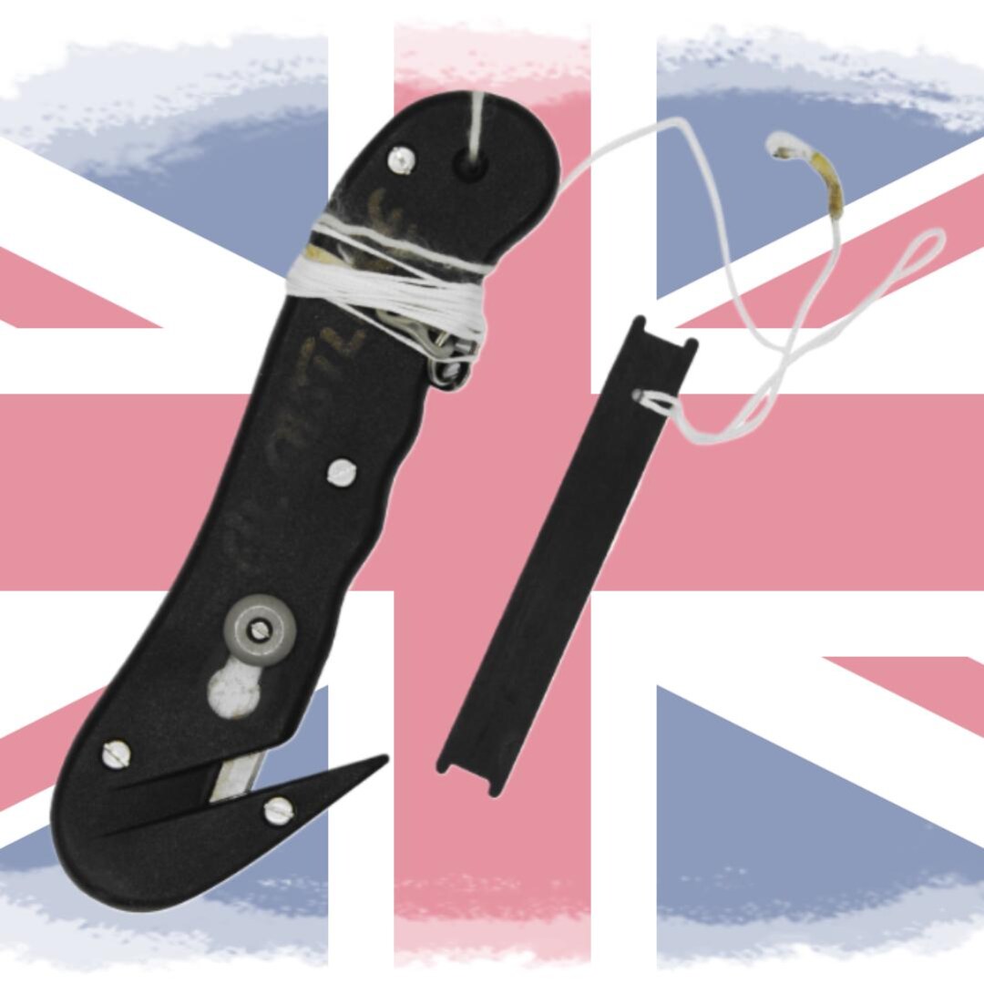 Vintage Military Knife British Army RAF Belt Cutter - Strap Cutter ...