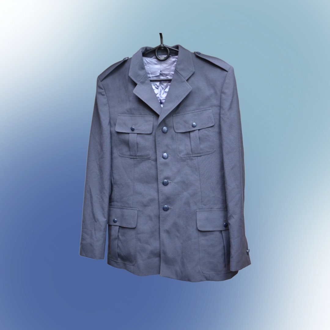 Navy Jacket From the Polish Army, Men's Navy Blue Jacket, Polish Eagle ...