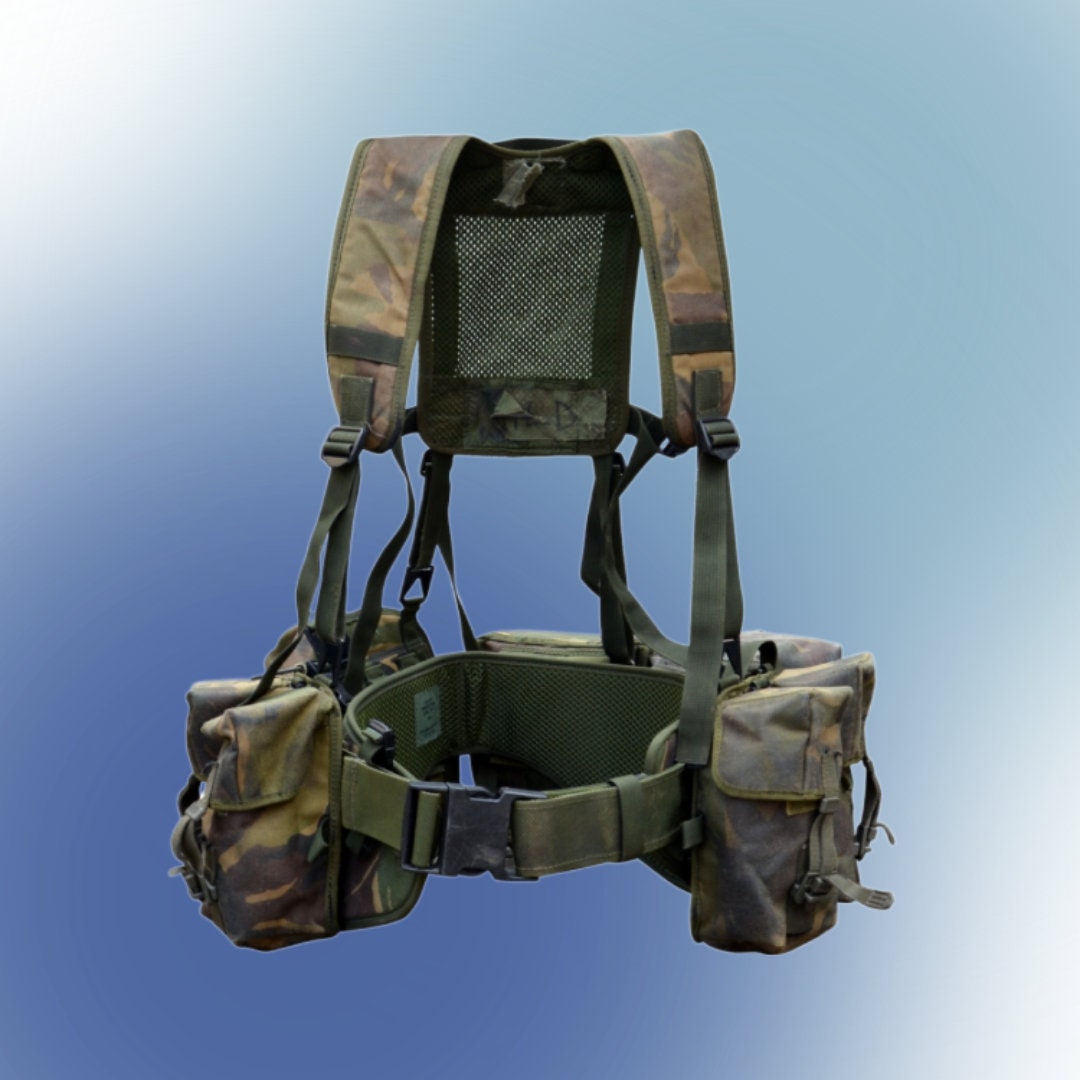 British Army Chest Rig Airborne DPM Tactical Vest SURPLUS - Etsy
